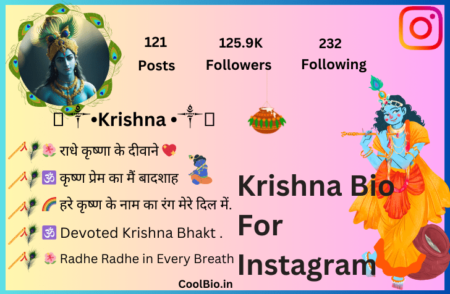 Get 960+ Lord Krishna bio for Instagram: Radha Krishna Bio