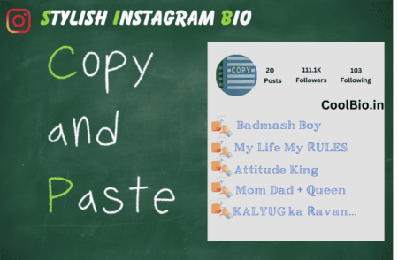 chose 1000+ Stylish Name For Instagram Bio - Attitude