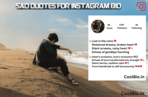 GET 950+ Sad Bio For Instagram | A Journey Through Tears