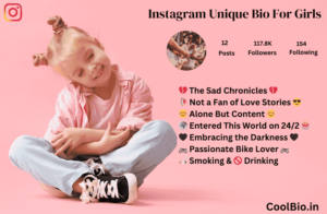 Explore 1000+ Best Instagram Bios for Girls, cute & stylish